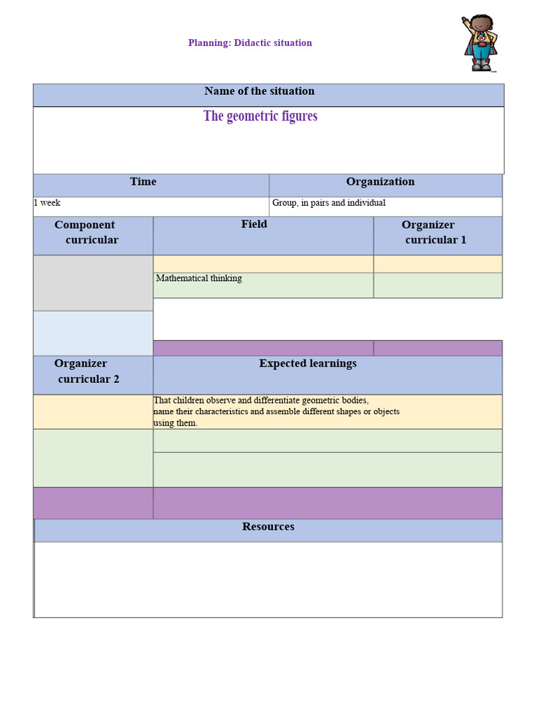 Geometric Figures Planning | PDF | Shape | Geometry