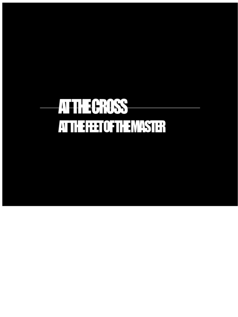 At The Cross at The Master's Feet 239. HS | PDF