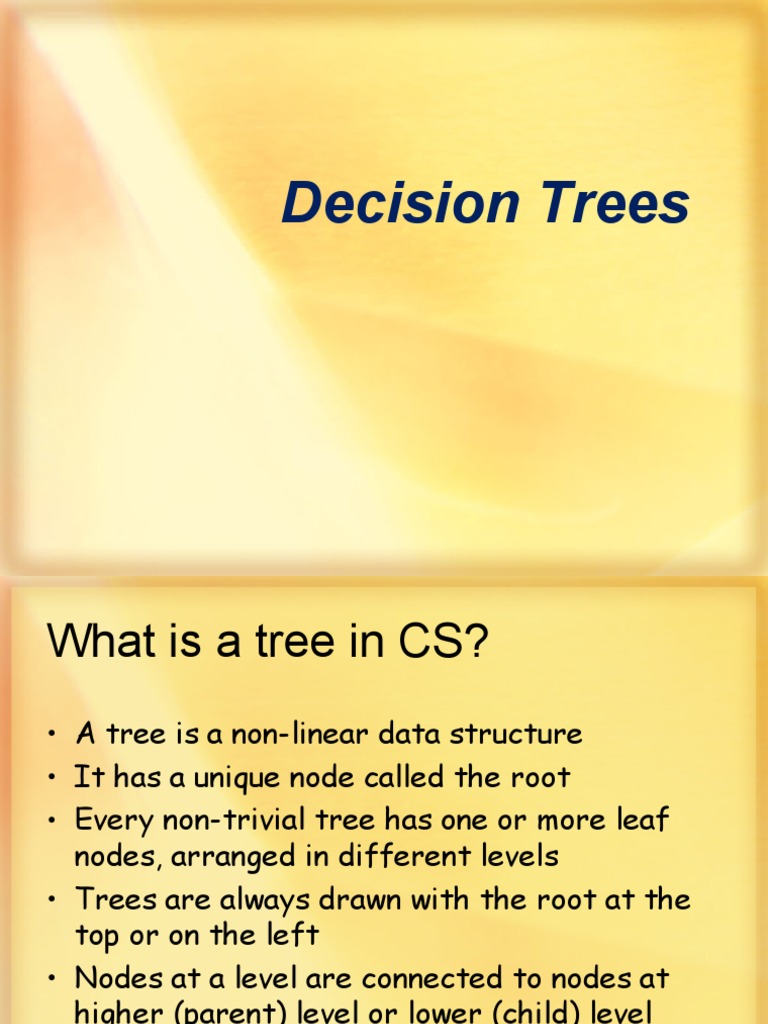Decision Trees | PDF | Statistical Analysis | Teaching Mathematics Decision Trees | PDF | Statistical Analysis | Teaching Mathematics