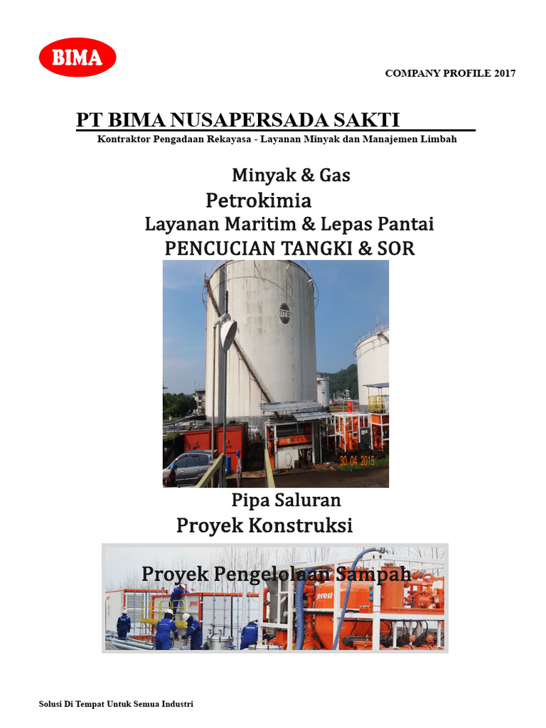 Profil Perusahaan PT Bima Nusapersada Sakti | PDF