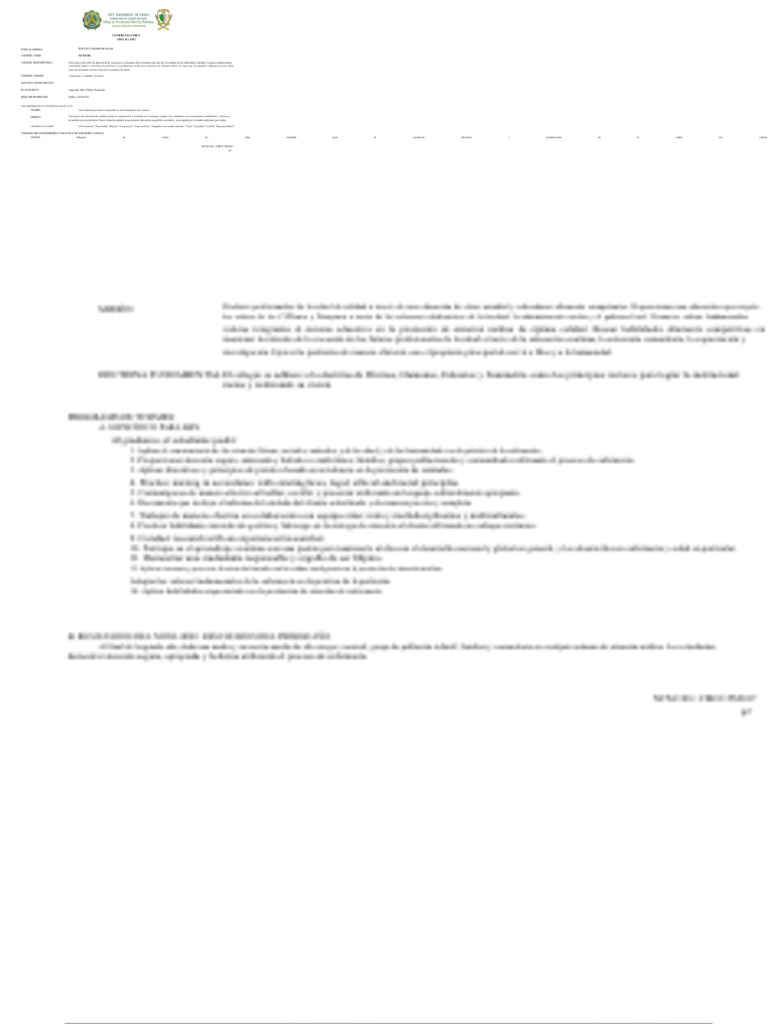 Syllabus de Ética de La Salud | PDF | Enfermería | Consentimiento informado