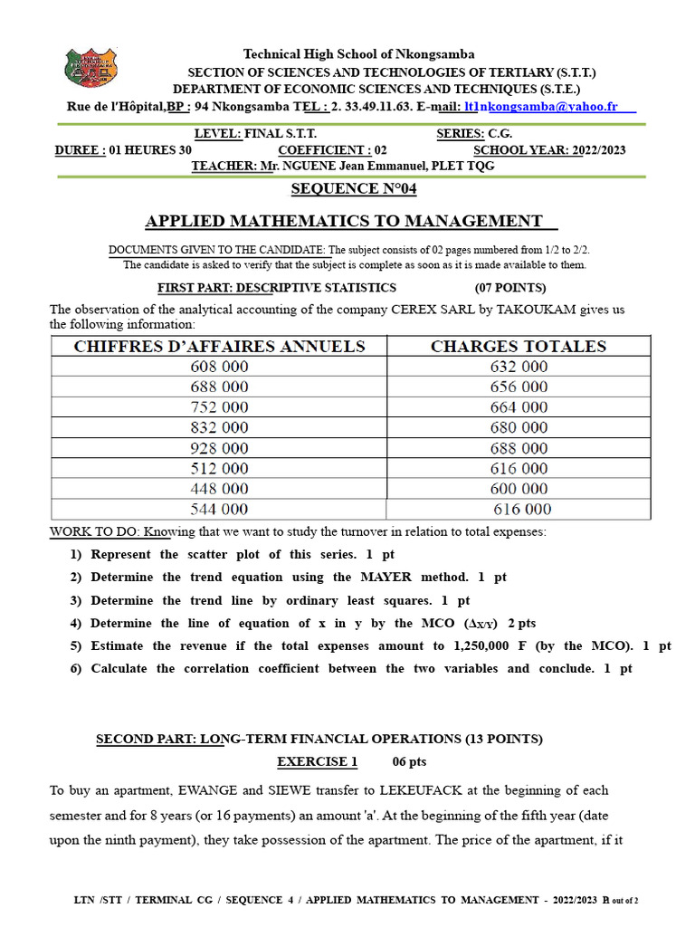 Mathematics Tle CG | PDF | Present Value