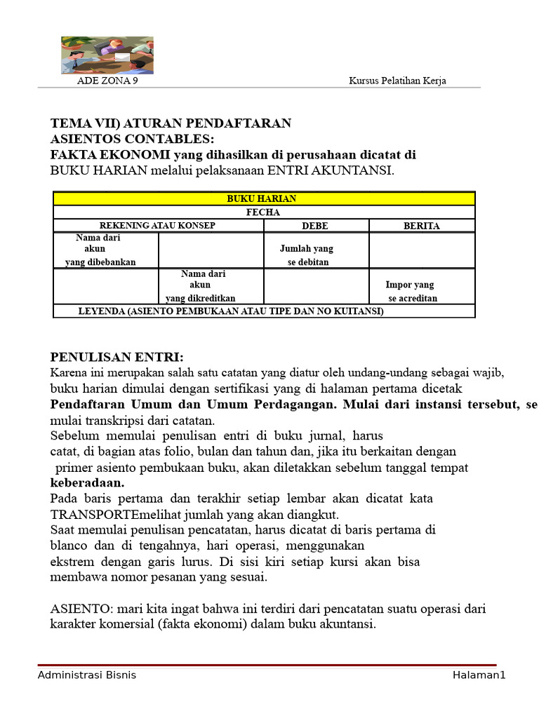 Aturan Pendaftaran Akuntansi Dasar | PDF