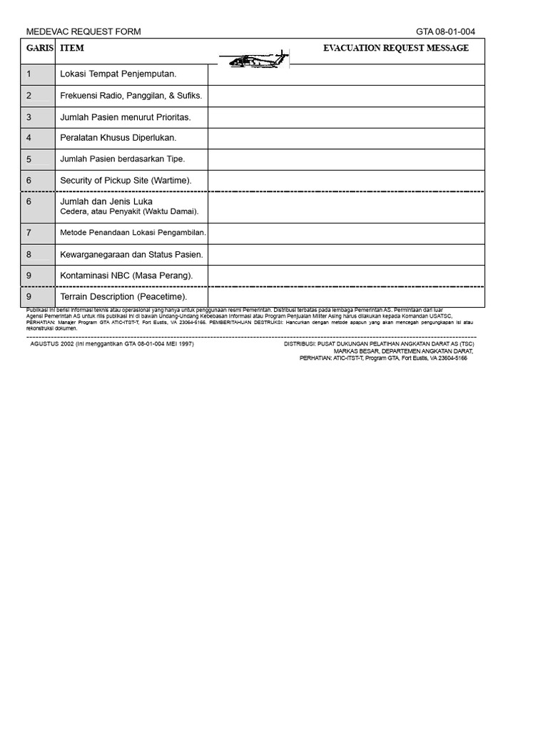 Medevac 9 Garis | PDF