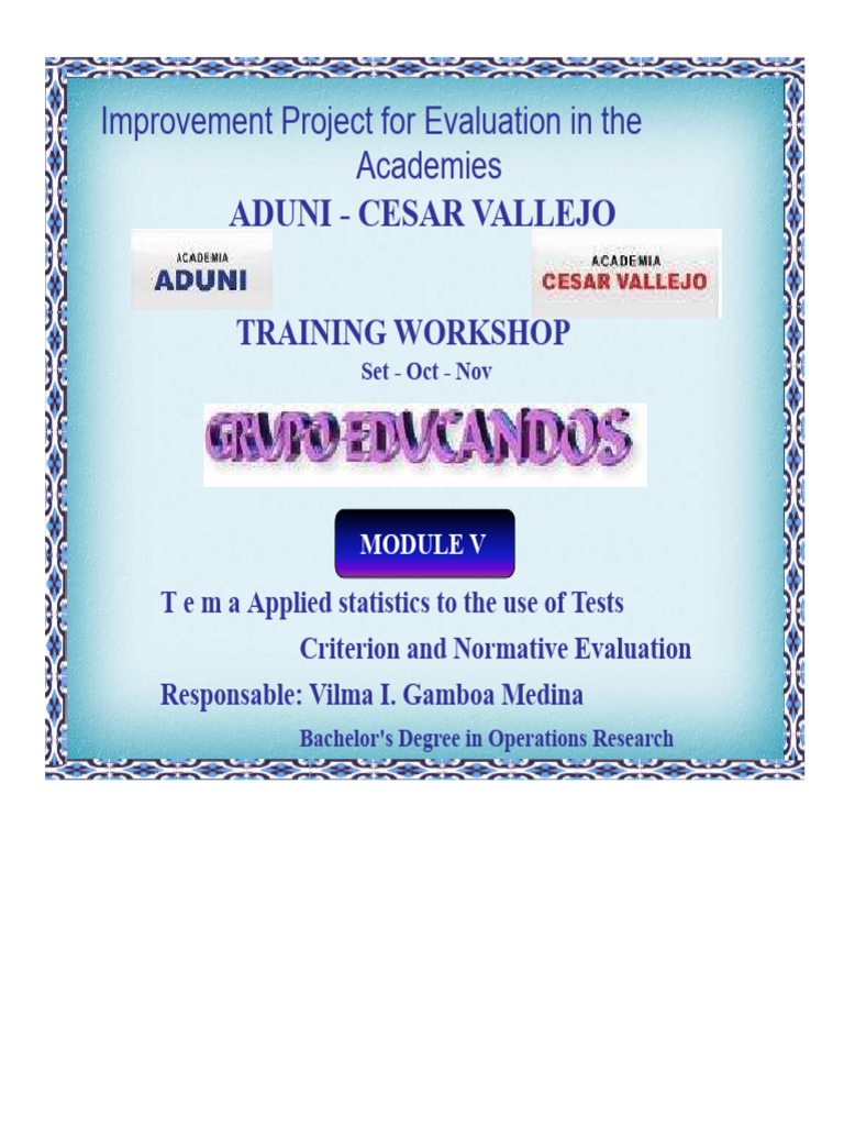 Criterion and Normative Evaluation Guide | PDF | Standard Score | Variance