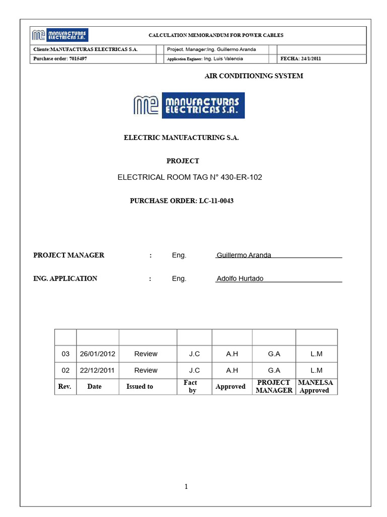 Memory Calculation Air Conditioning System | PDF | Air Conditioning ...