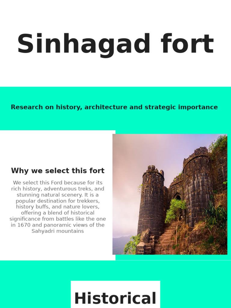 Sinhagad Fort: History & Strategic Significance | PDF
