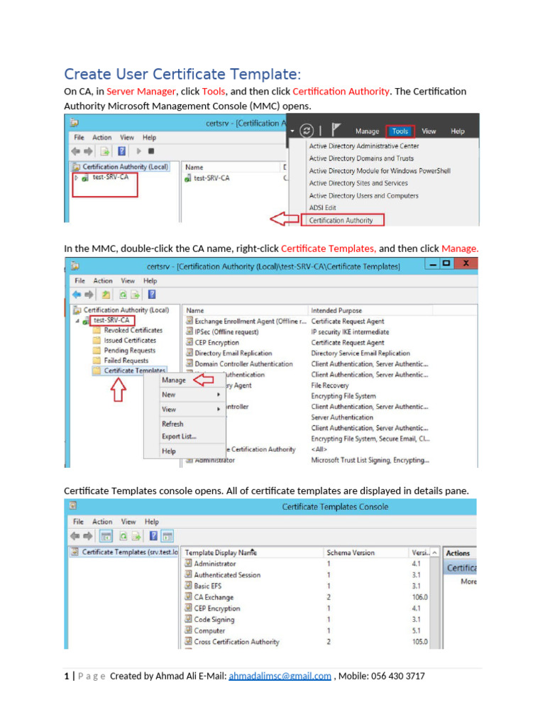 49 - User+&+Computer+Template | PDF | Active Directory | Computer ...
