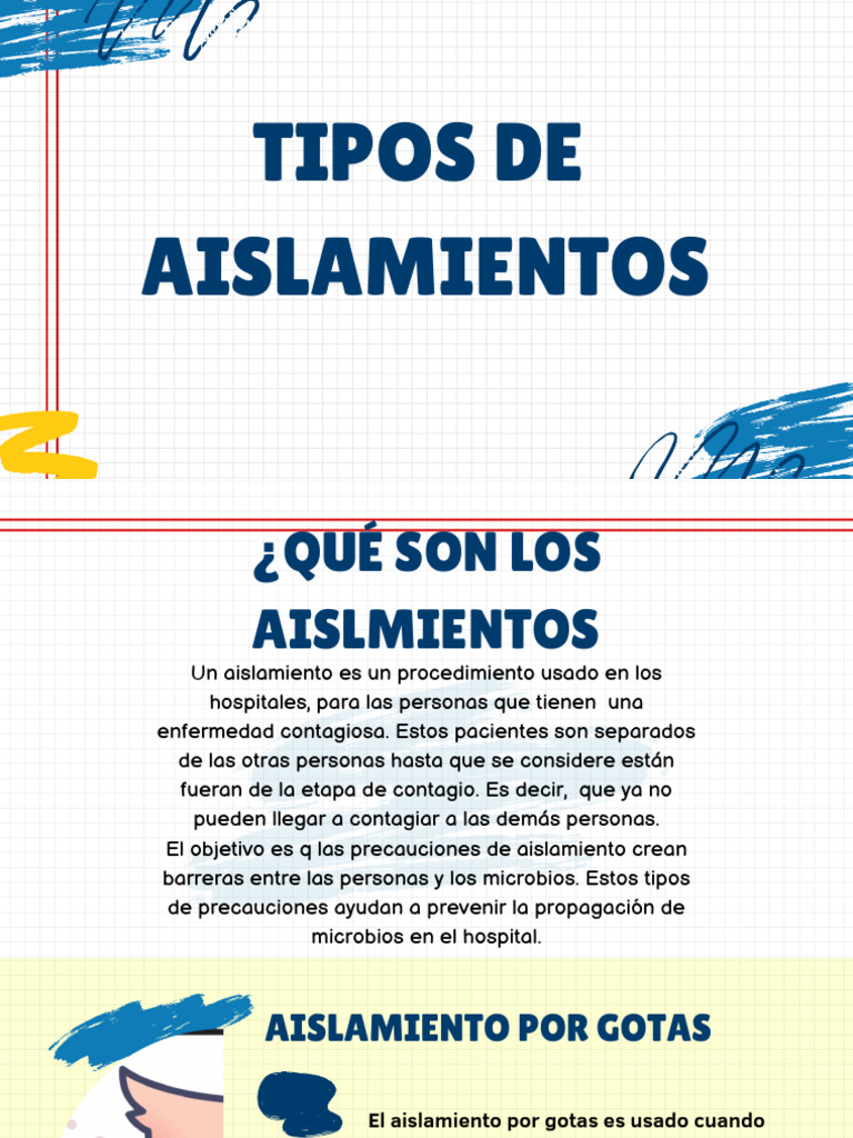 Tipos de Aislamientos | PDF | Medicina CLINICA | Medicina