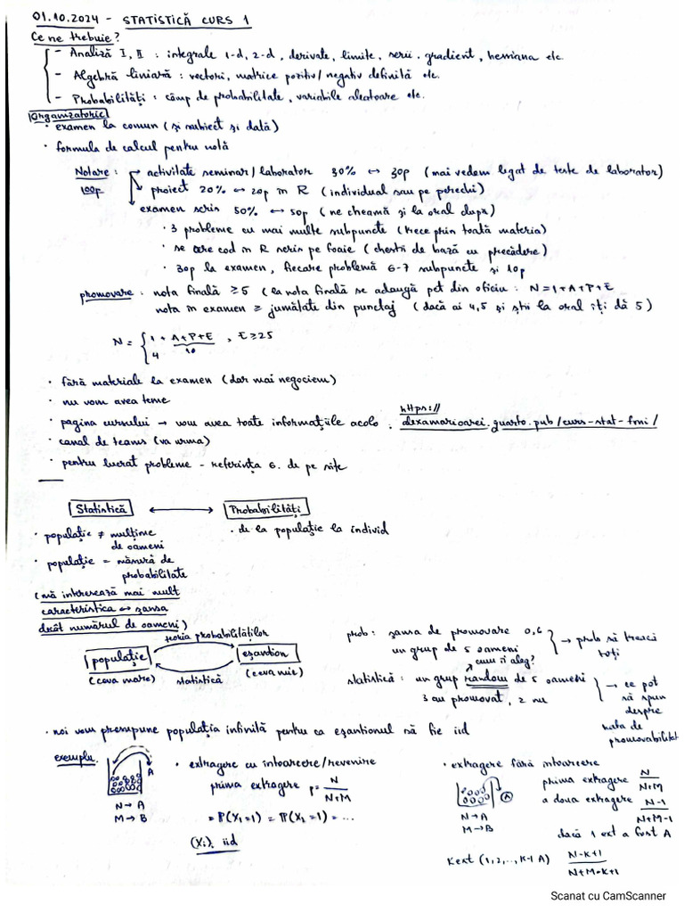 Curs Statistică | PDF