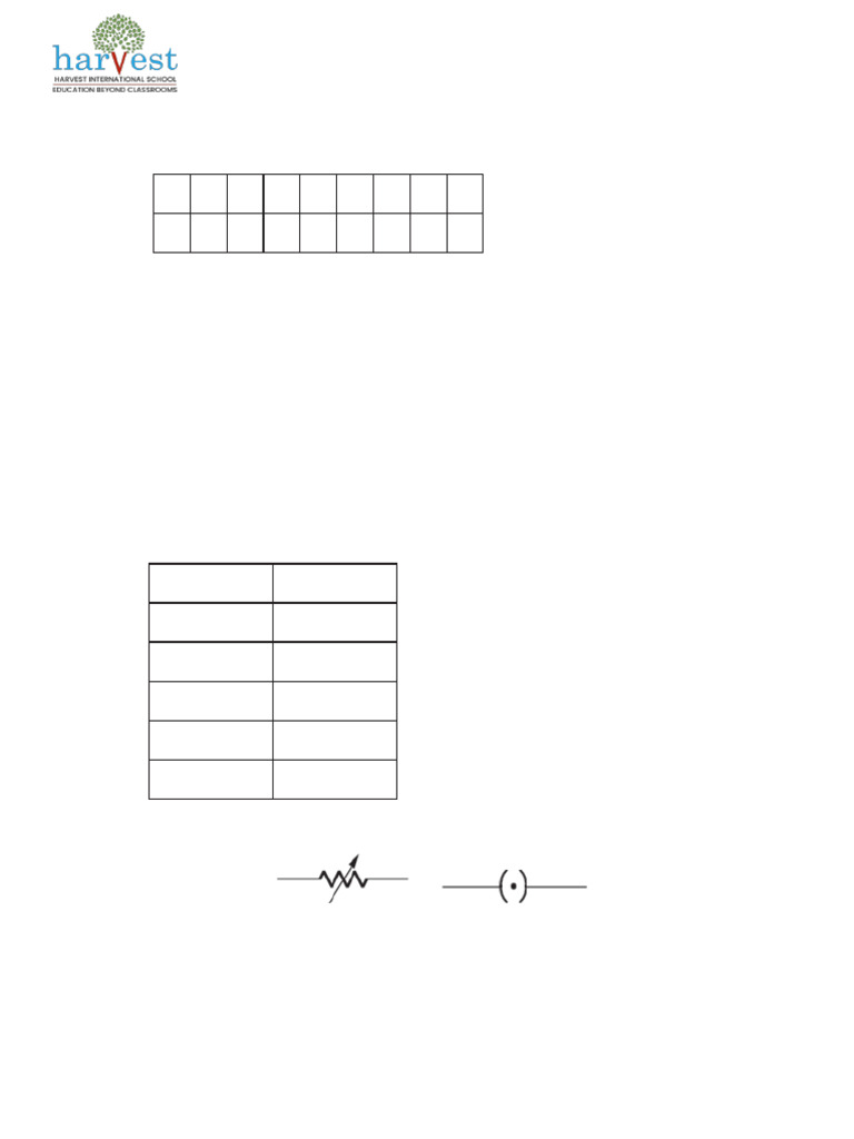 Worksheet Electricity | PDF | Resistor | Electric Current