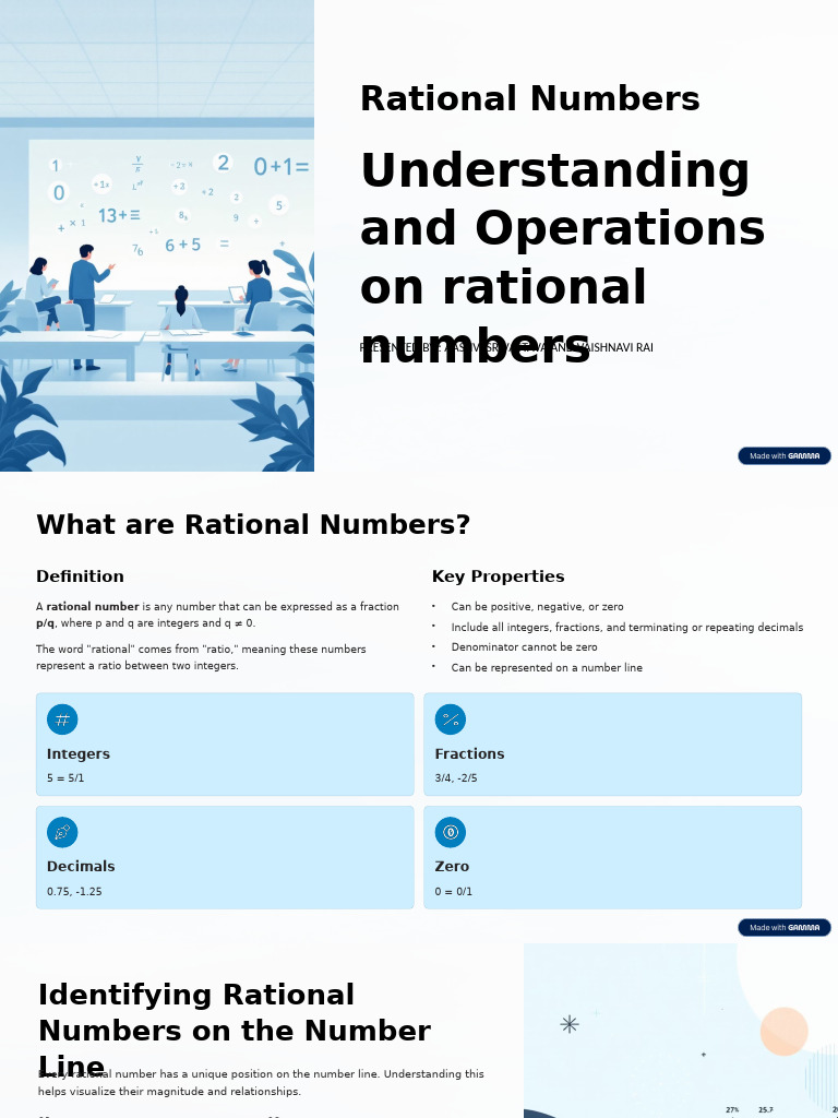 Rational Numbers | PDF | Numbers | Rational Number