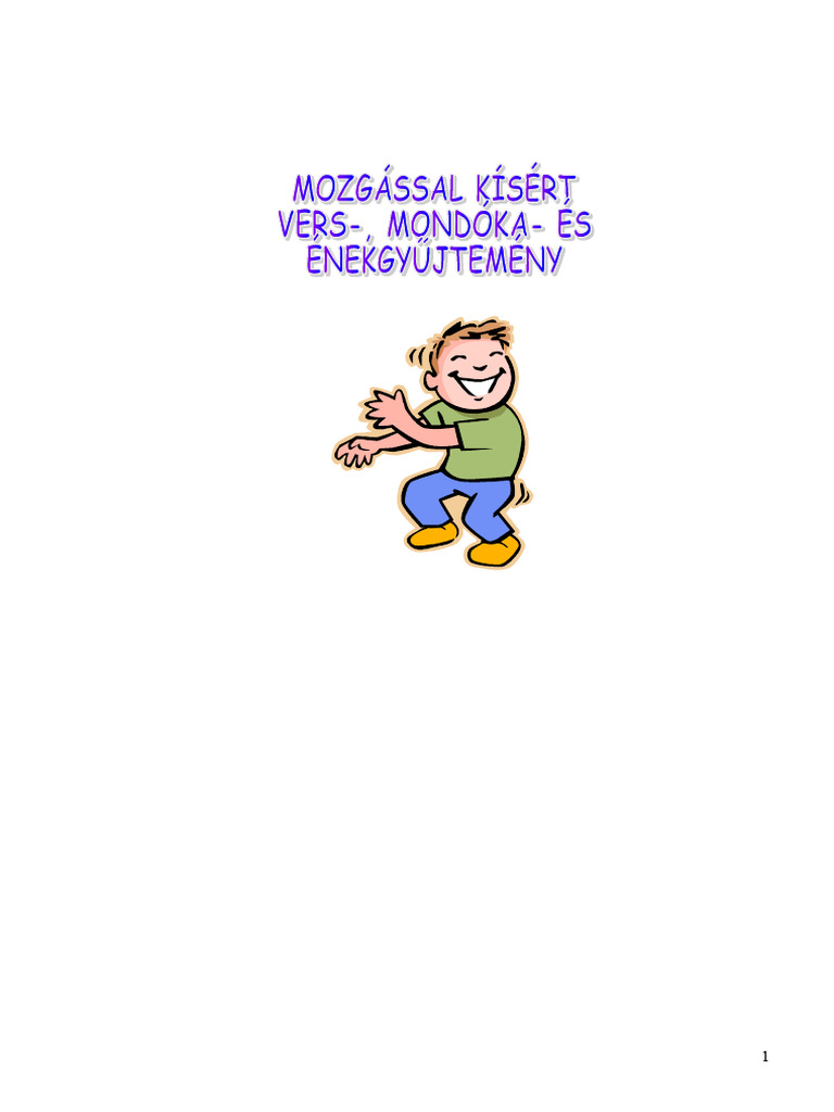 Mozgassal Kisert Vers Mondoka Es Enekgyjtemenydoc PDF Free | PDF
