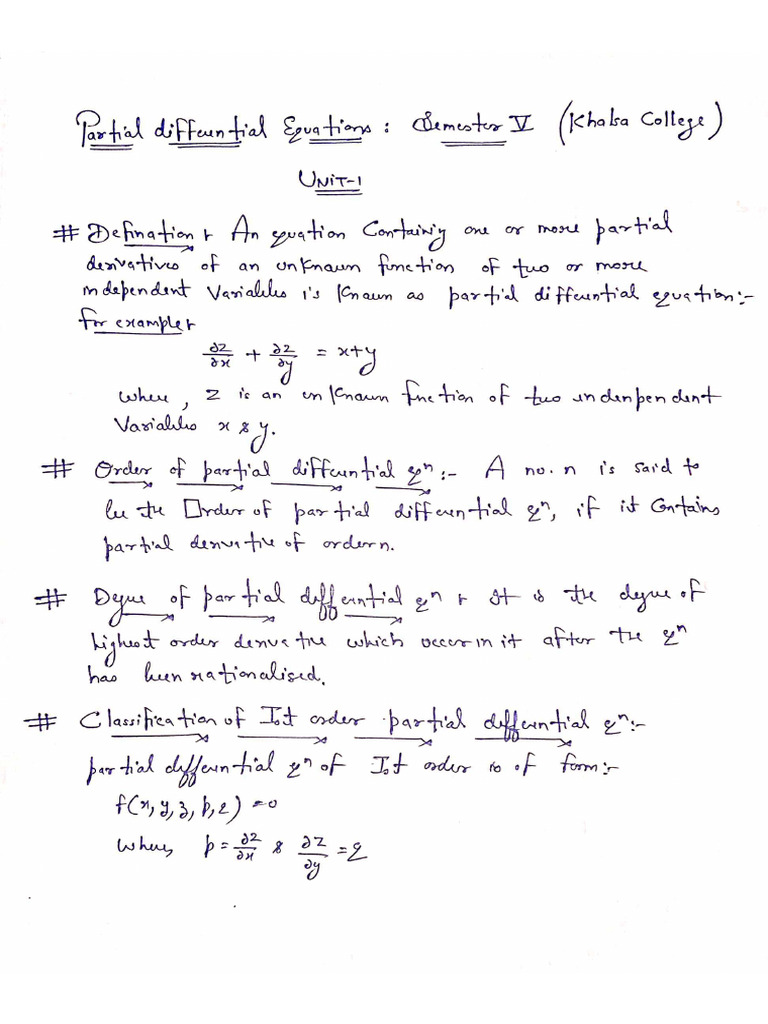 Partial Differential Equation's Construction by Eliminating Arbitrary ...