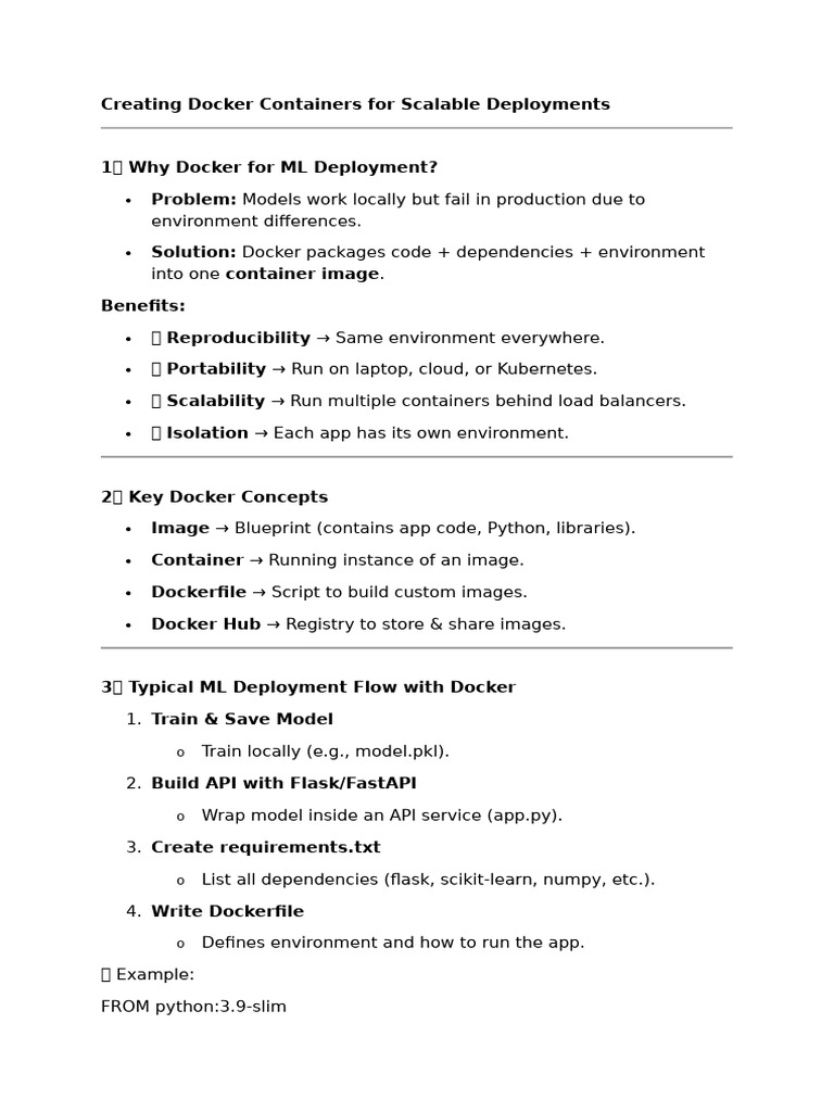 Creating Docker Containers For Scalable Deployments | PDF | Cloud ...