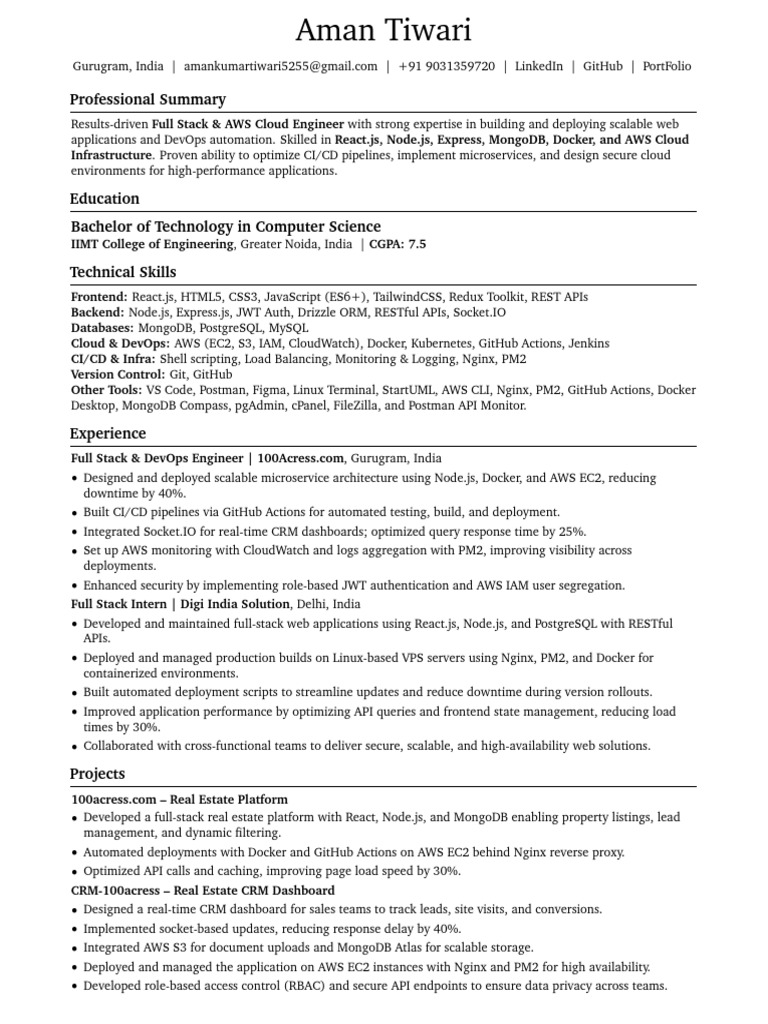 Fullstack-1 | PDF | Amazon Web Services | Cloud Computing