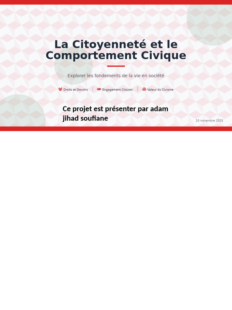 Citoyenneté et Comportement Civique | PDF | Citoyenneté | Psychologie ...