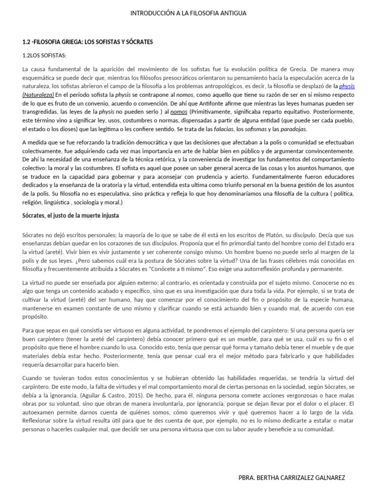 FIL.ANT. SÓCRATES, PLATÓN Y ARISTÓTELES | PDF | Platón