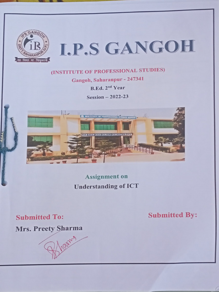 Understanding of ICT | PDF