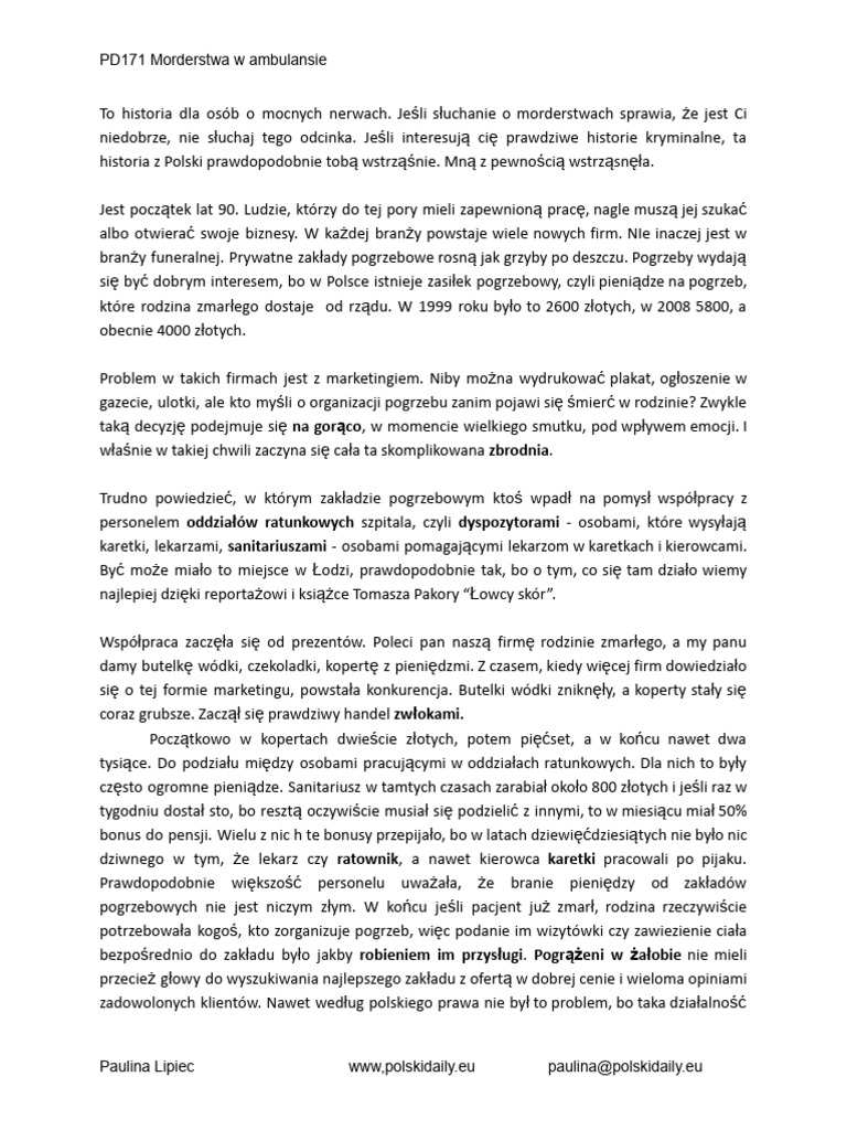 Lowcy Skor | PDF