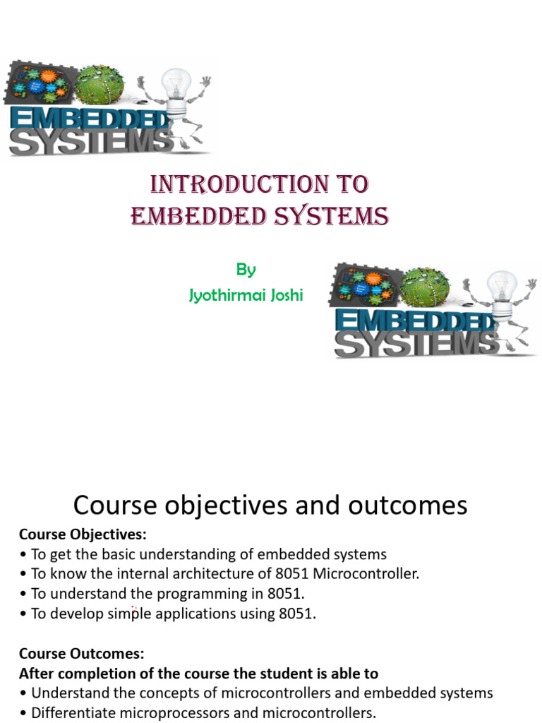 Unit-IA | PDF | Embedded System | Microcontroller