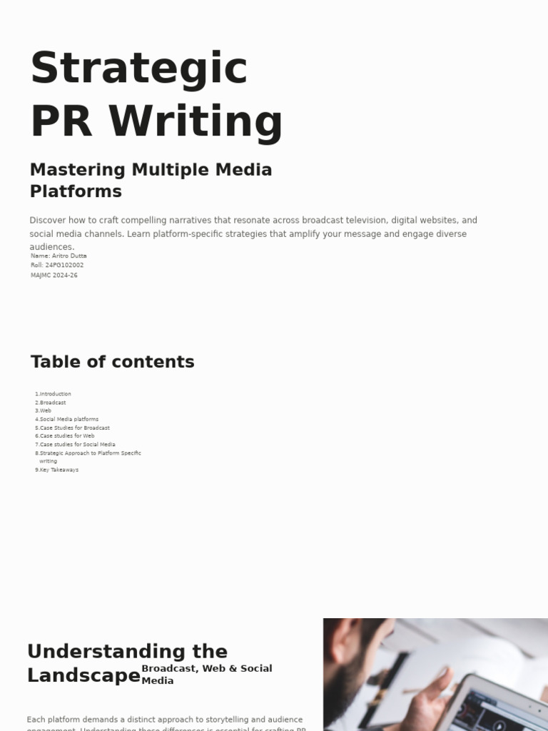 Strategic PR Writing For Multiple Media Platforms | PDF | Search Engine ...