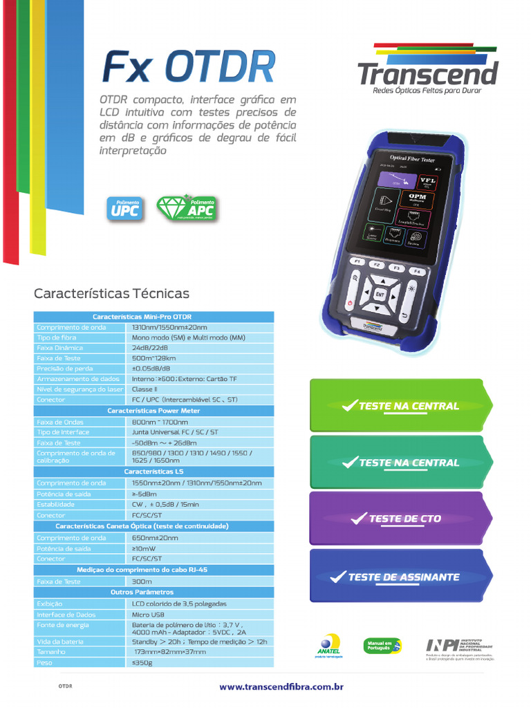 Datasheet Otdr 1 Pdf