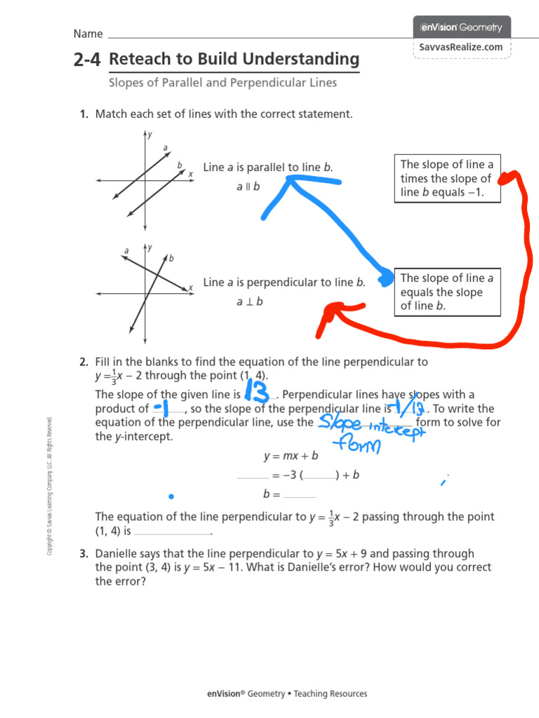 2-4 - Reteach To Build Understanding PDF | PDF | Geometry | Mathematics