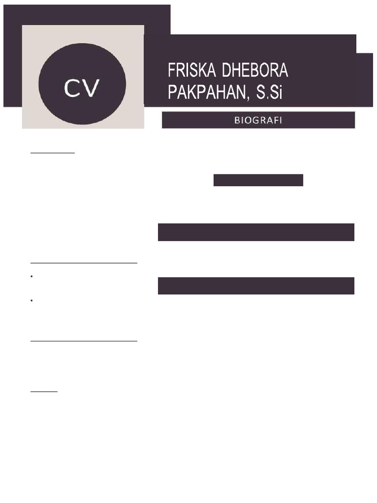 CV NEW FRISKA 1 | PDF