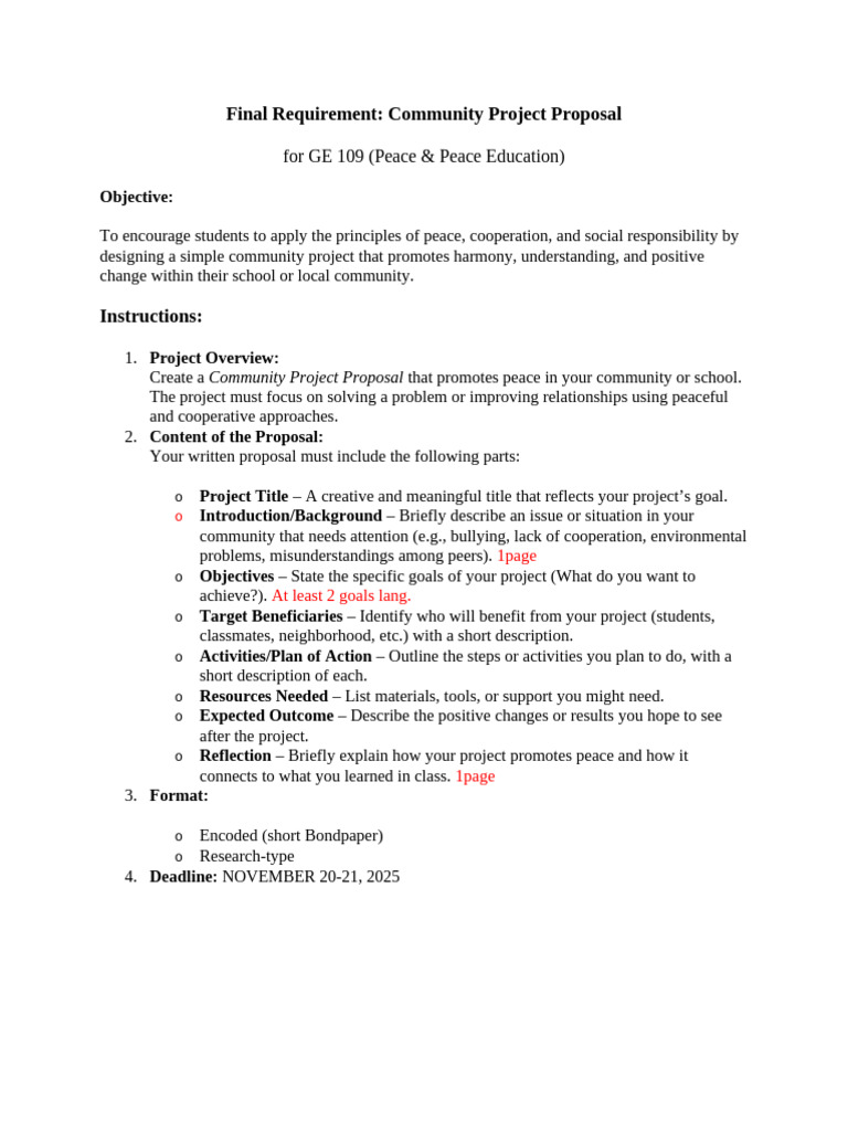 Final Requirement GE 109 | PDF