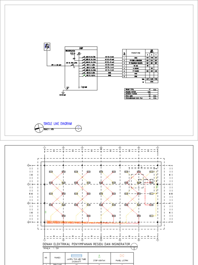 Denah Elektrikal dan Instalasi Air | PDF | Water Pollution | Hydraulic ...