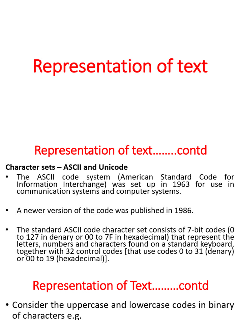 Data Representation - IGCSE | PDF | Data Compression | Byte