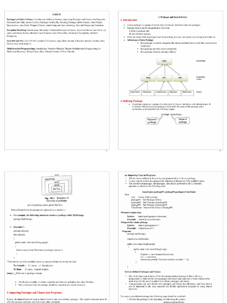 Java Unit4 Micro | PDF