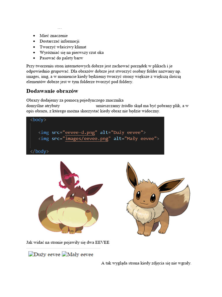 HTML 5 - Obrazy | PDF