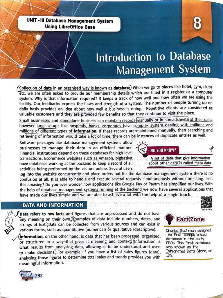 Chapter 8-10 - DBMS Book Markings | PDF