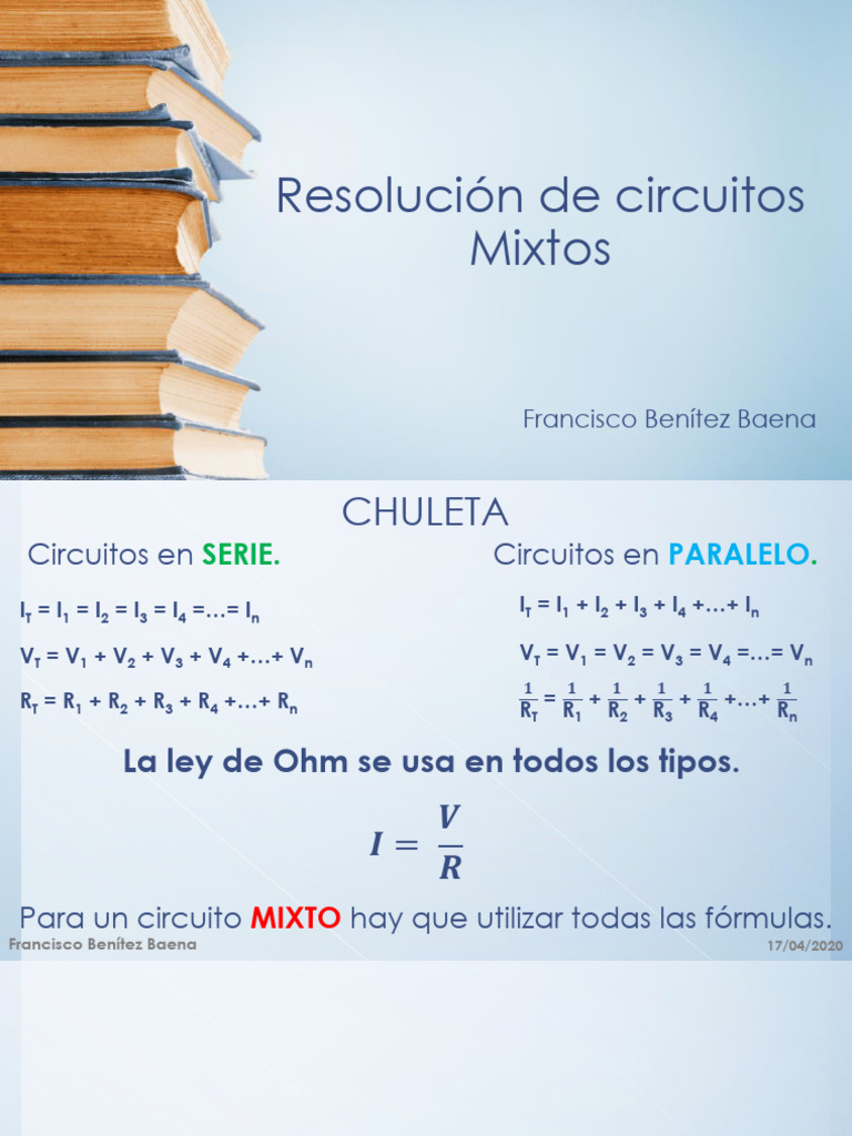 Resolución de Circuitos Mixtos y Serie | PDF | Electricidad ...