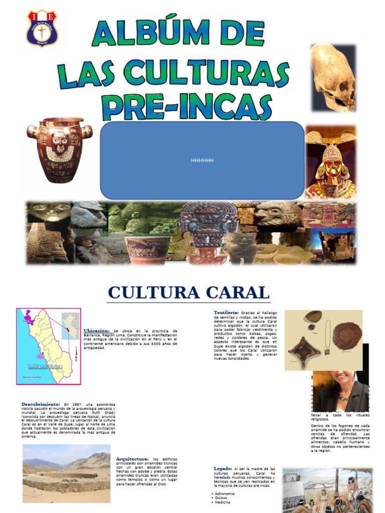 Culturas Preincas del Perú: Caral, Vicus y Wari | PDF | Andes