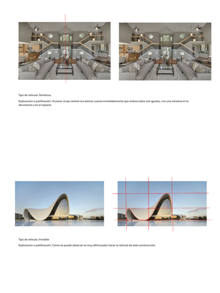 Tipos de Retículas en Diseño Arquitectónico | PDF
