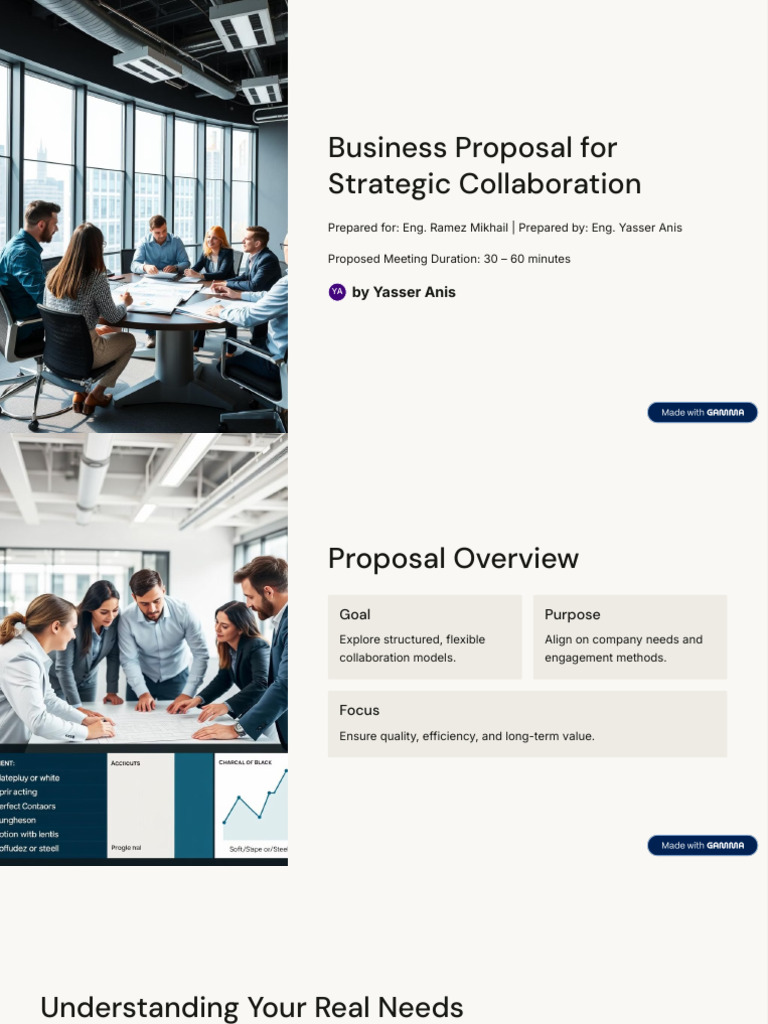 Pages From Business Proposal For Strategic Collaboration | PDF