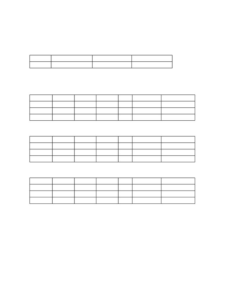 Completed Results Template | PDF
