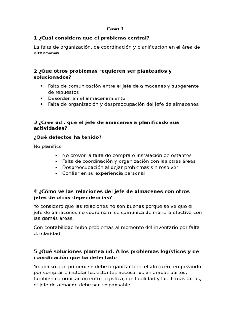 Caso 1y 2 Rosmeri | PDF | Business | Economias