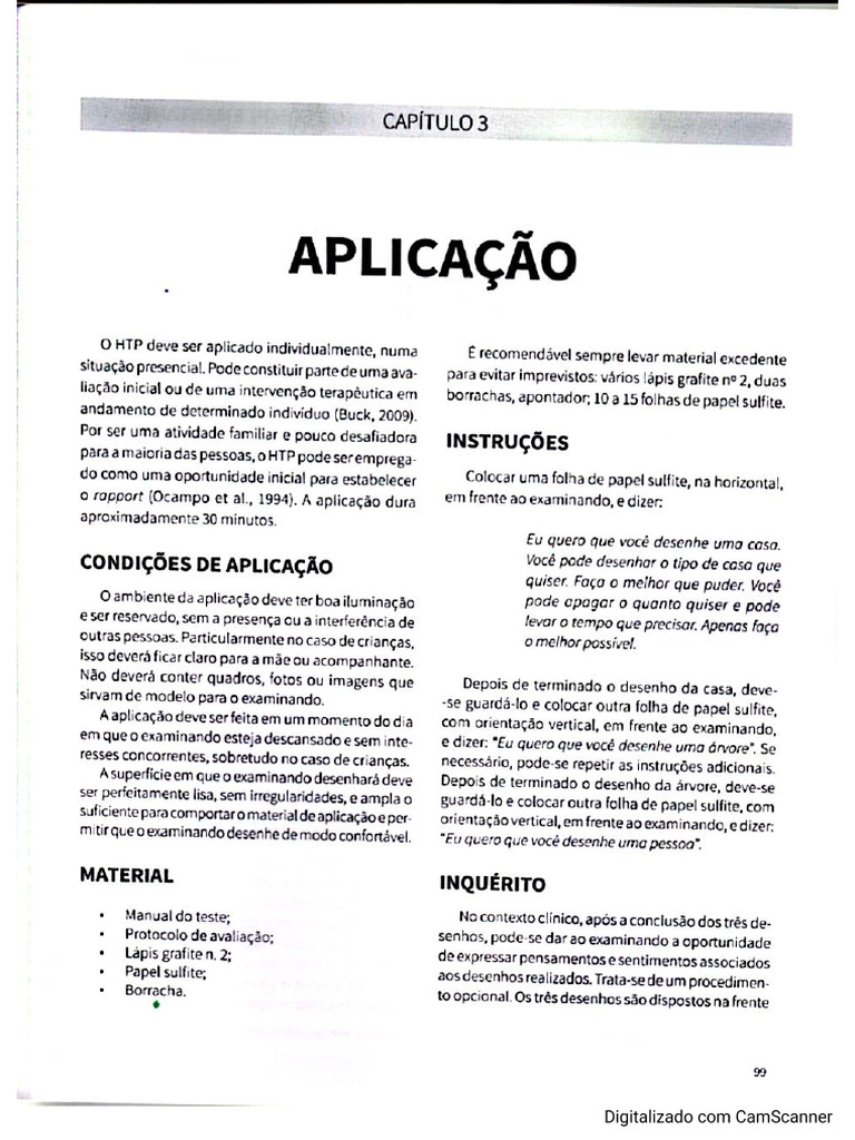 Apostila Htp Manual. | PDF