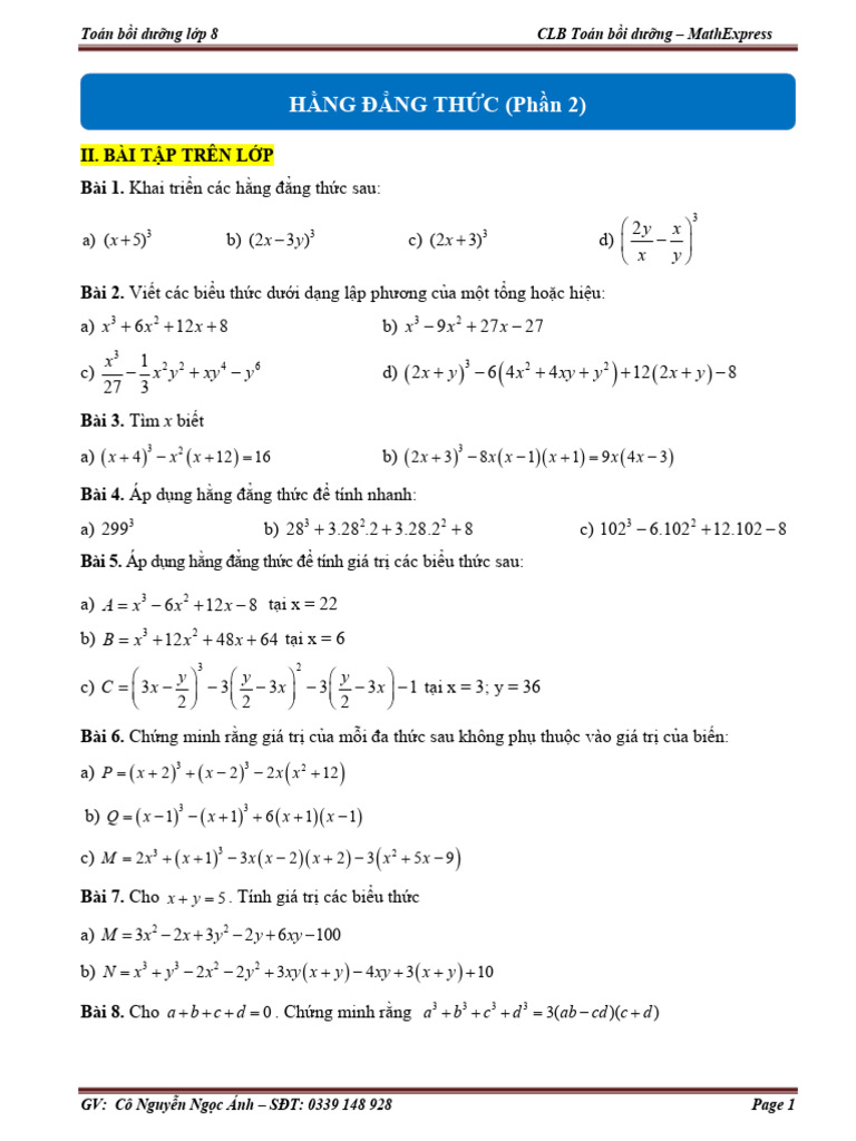 B6-PHIẾU 2. BT8 | PDF
