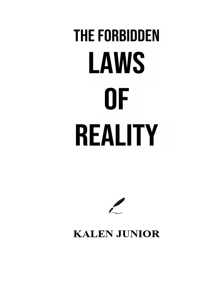 OceanofPDFcom The Forbidden Laws of Reality - Kalen Junior | PDF ...