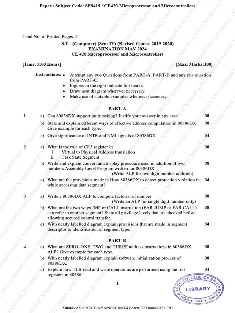 SE9419 Merged | PDF | Computer Engineering | Computer Architecture