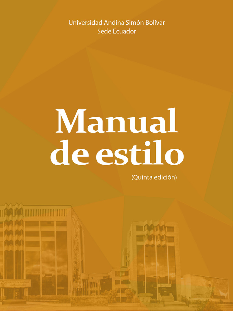 Manual Estilo | PDF | Bibliografía | Comillas
