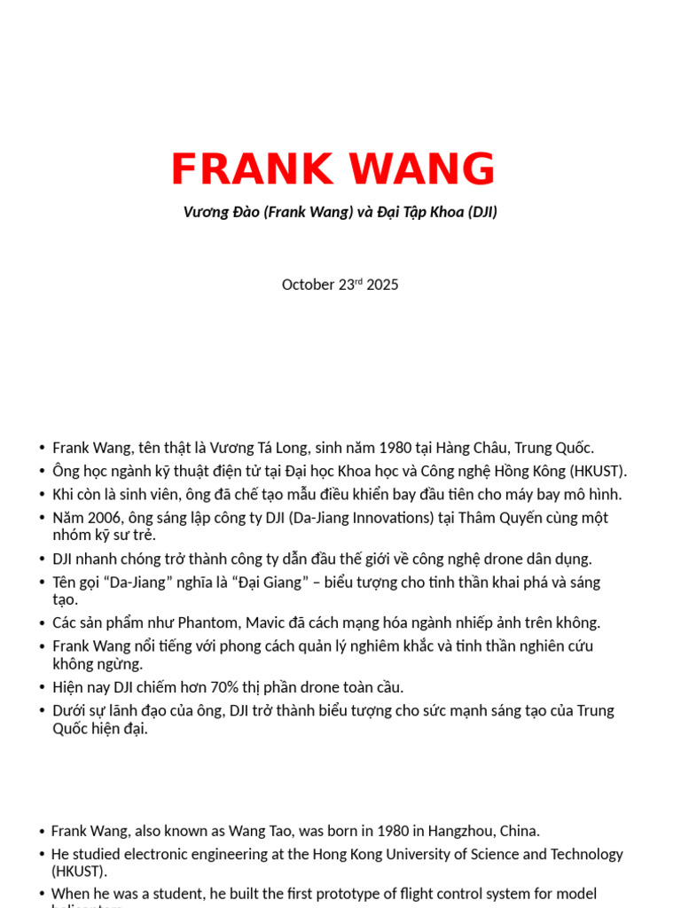 Frank Wang | PDF