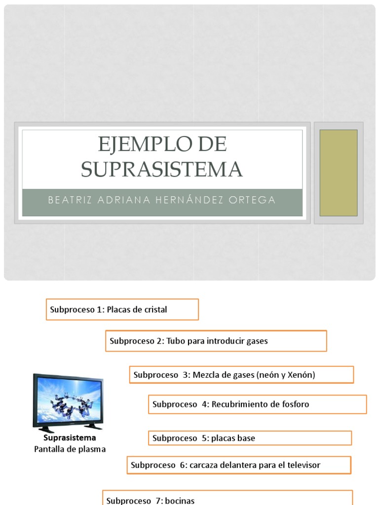 Ejemplo de Suprasistema | PDF