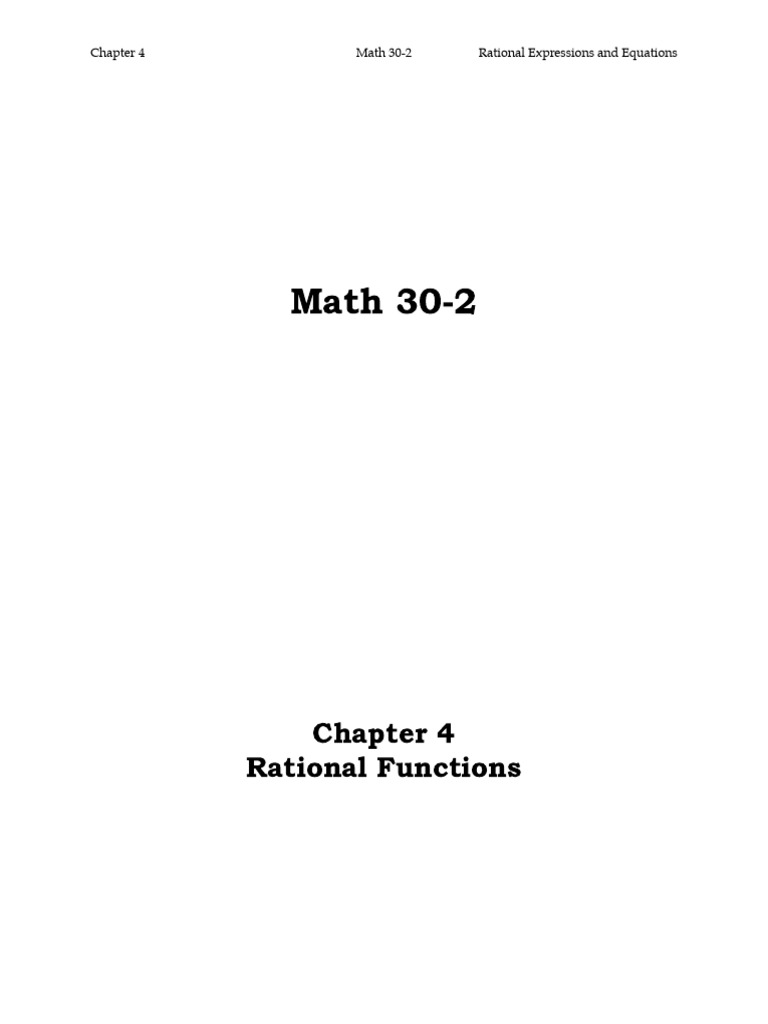 CHAPTER 4 NOTES.docx | PDF | Equations | Number Theory