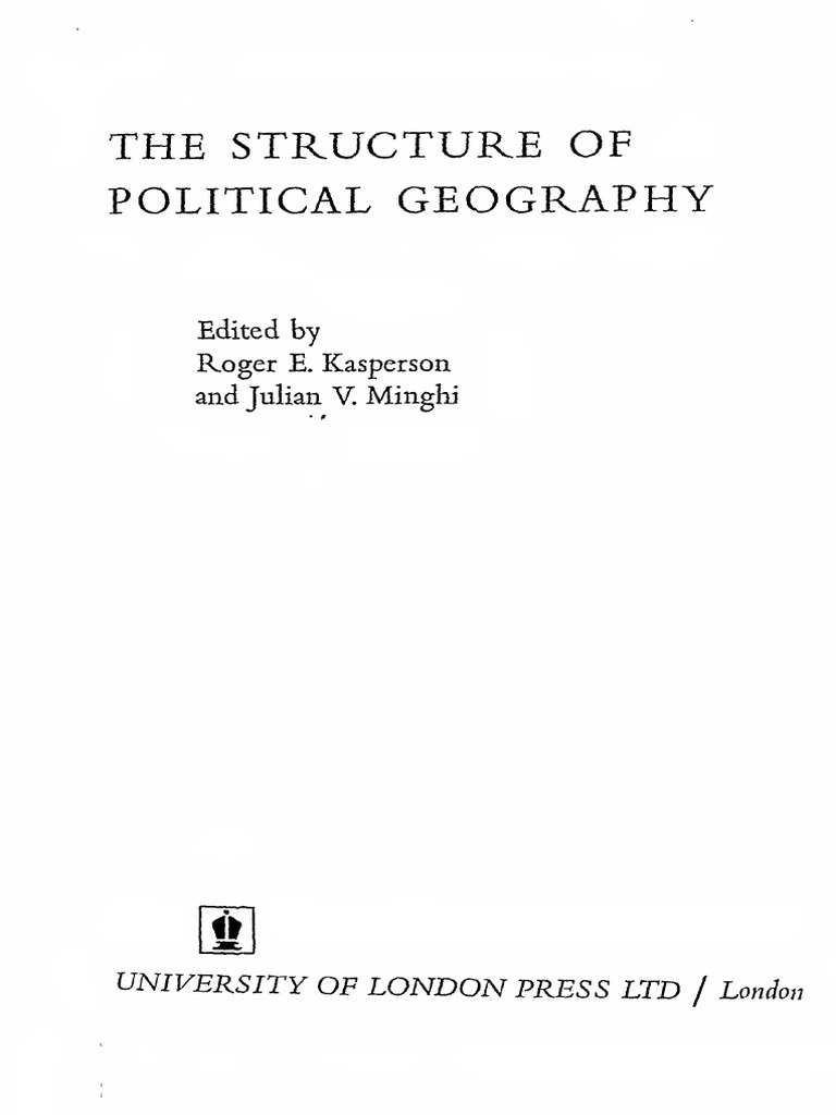 2015.119505.the Structure of Political Geography Text | PDF